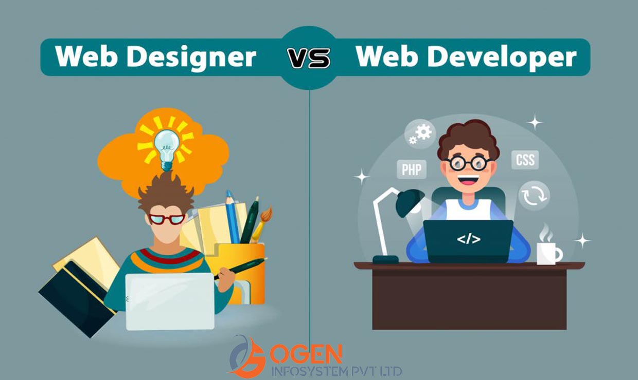 Web Design v/s Web Development - OGEN Infosystem